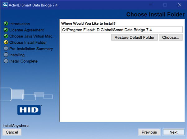 Installing the Smart Data Bridge for Windows