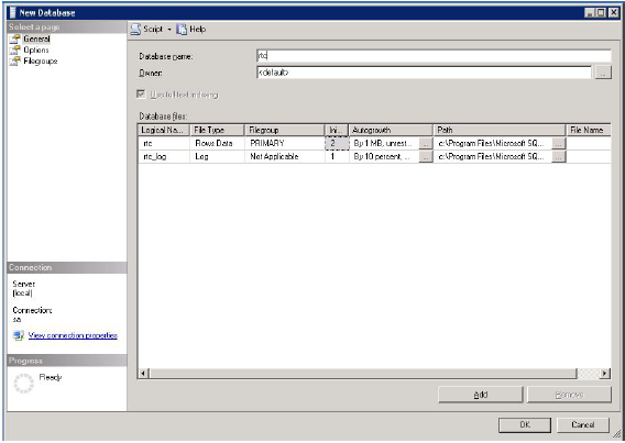 Configuring Microsoft SQL Server