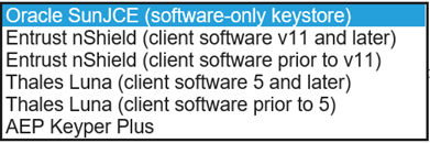 Configuring the Keystore