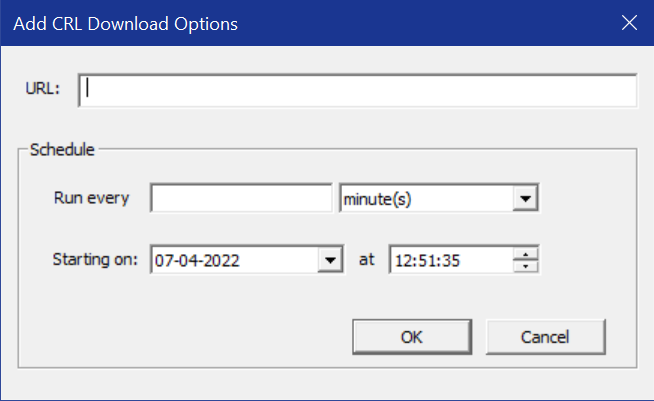 Configure CRLs to be Cached
