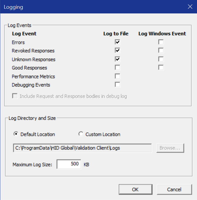 Configure Logging