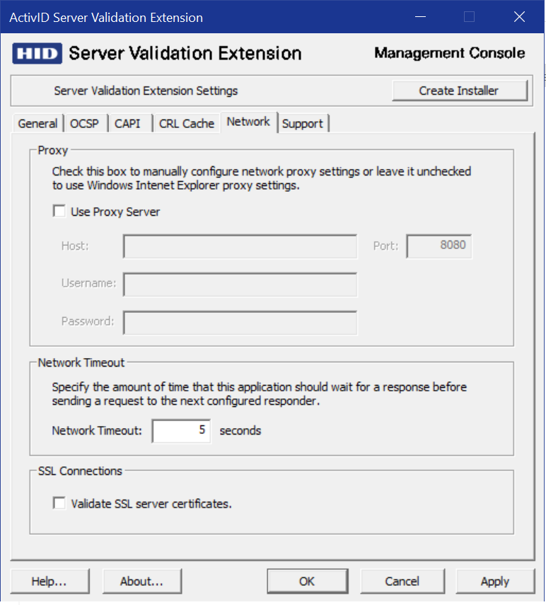 Configure Network Settings