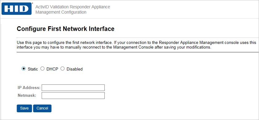 Configure Network Settings