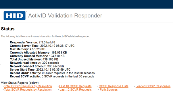 Viewing Status Reports