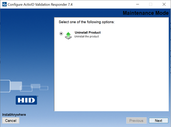 Uninstalling the Validation Responder on Windows