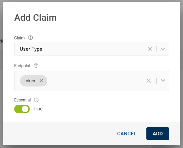Adding Claim to the existing Scopes