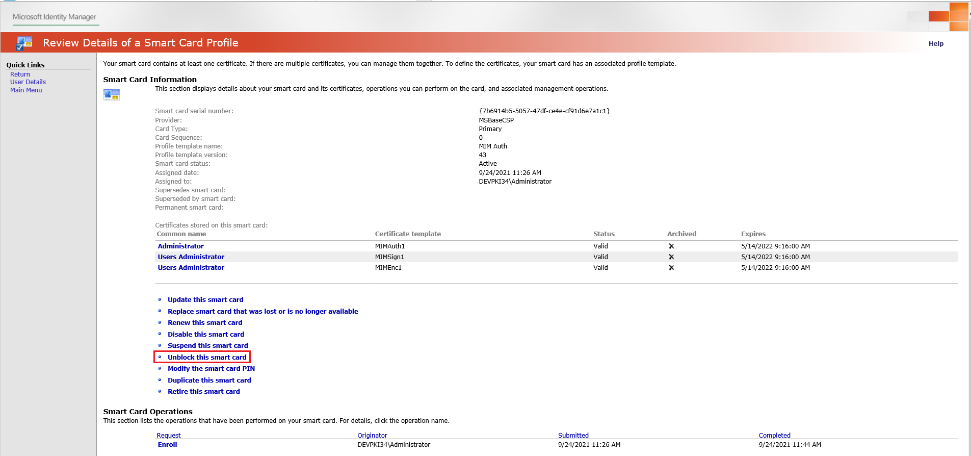 Unlocking Crescendo 2300 iCLASS® card using Microsoft Identity Manager ...