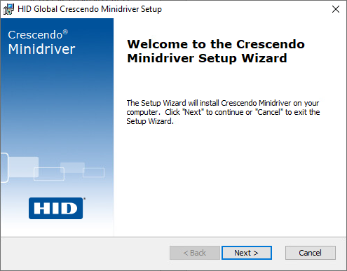 Installing the Crescendo Minidriver