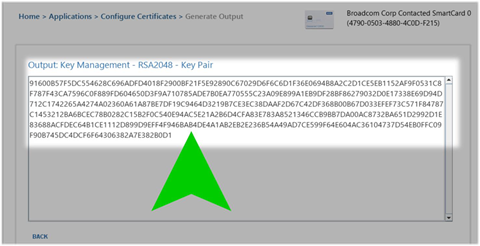 Generate a Key Pair | HID Crescendo Management Tool | HID Global