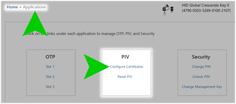 Select a Digital Certificate Type and Slot | HID Crescendo Management ...