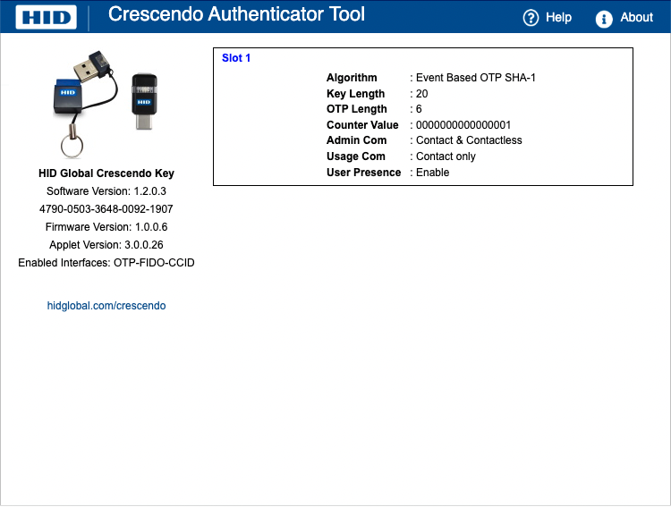 Managing Your Key | HID Crescendo Key Series | HID Global