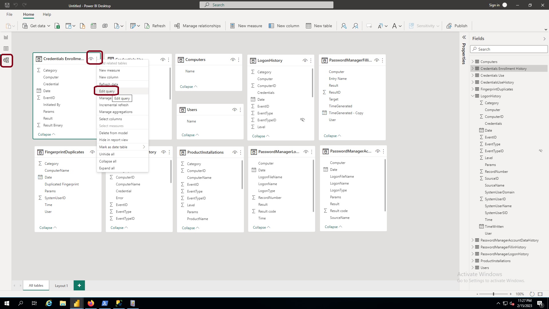 Using Microsoft Power BI for Reporting | DigitalPersona AD | HID Global