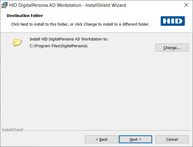 Installing DigitalPersona AD Workstation | DigitalPersona AD | HID Global