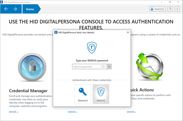 Using DigitalPersona Attended Enrollment | DigitalPersona AD | HID Global