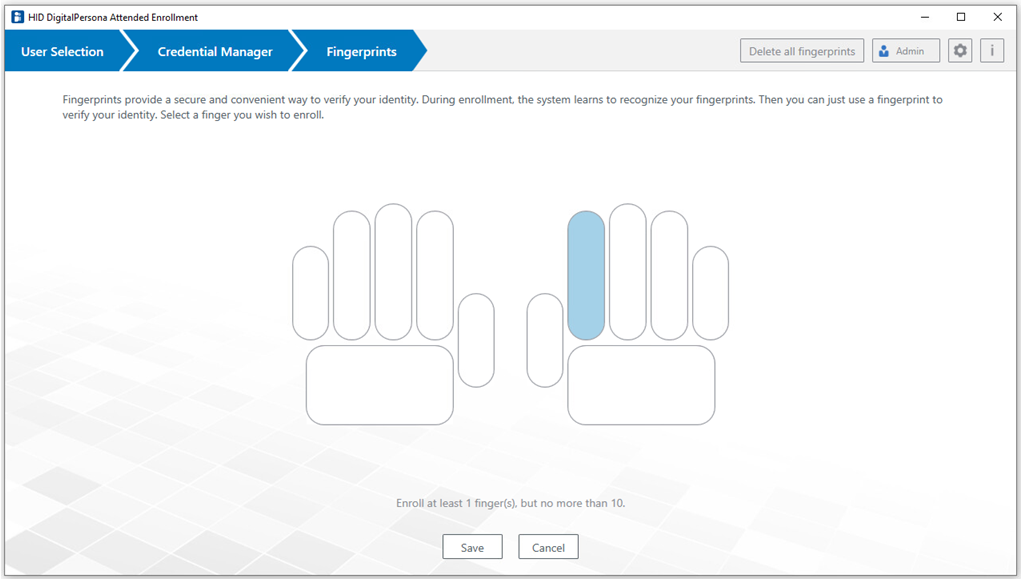 Using DigitalPersona Attended Enrollment | DigitalPersona LDS | HID Global