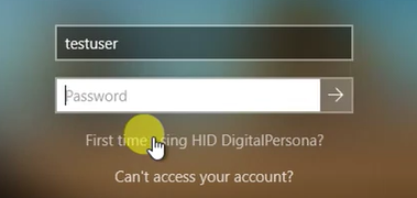 Using DigitalPersona Workstation | DigitalPersona LDS | HID Global