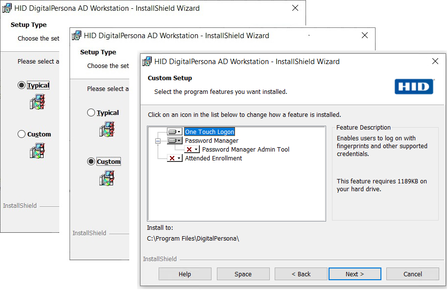 Installing the DigitalPersona Attended Enrollment Client ...