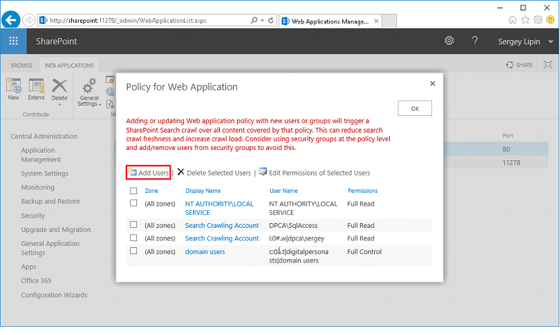 Integrating with Microsoft SharePoint | DigitalPersona AD | HID Global
