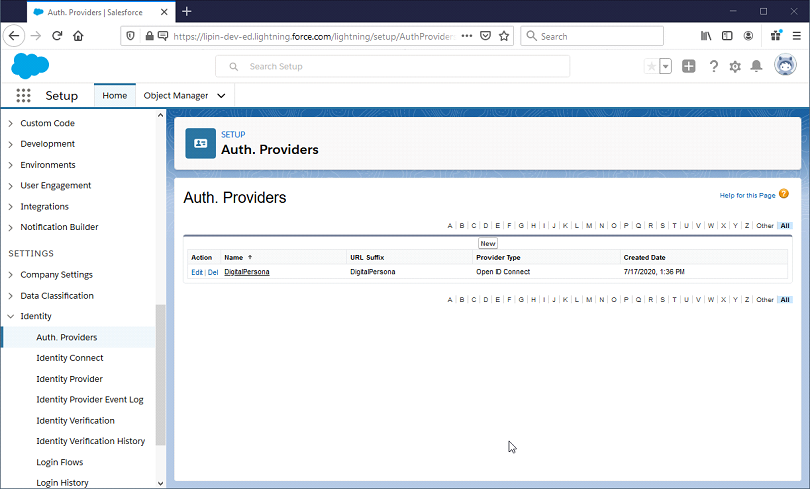 Integrating with Salesforce | DigitalPersona LDS | HID Global