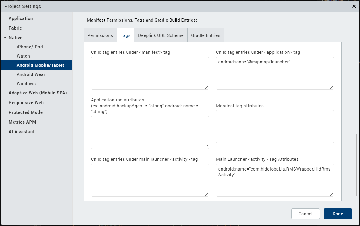 HID Risk Management Solution (RMS) Mobile Component - Login