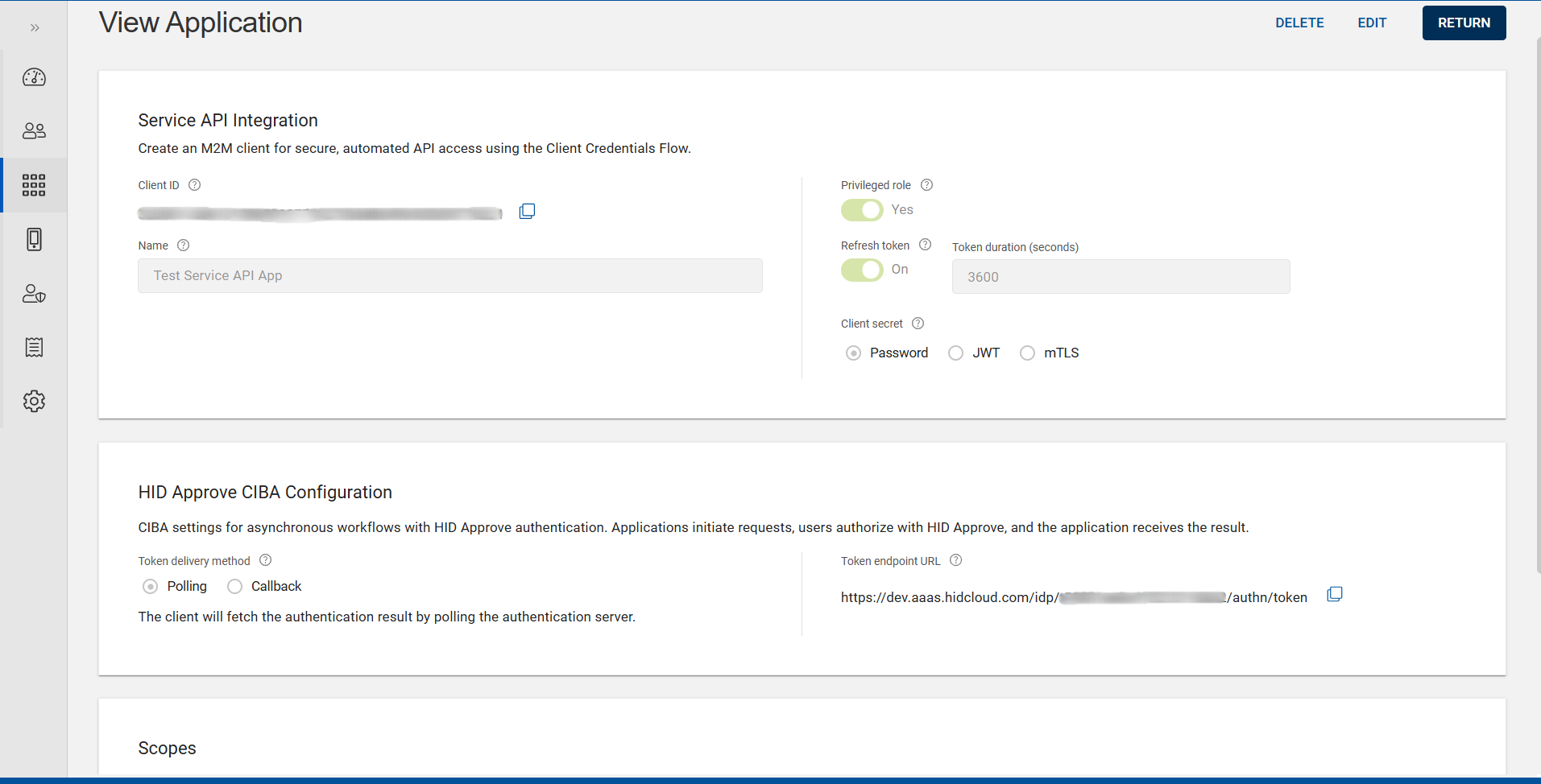 Viewing an Application