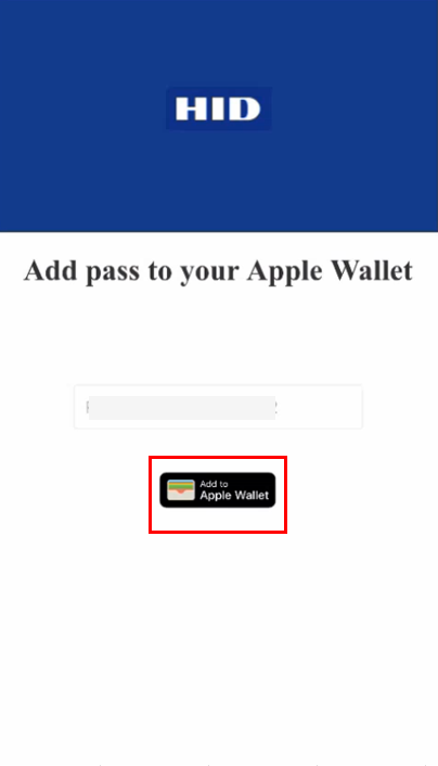 Apple Wallet Pass Provisioning for Visitors | HID Visitor Manager Help ...