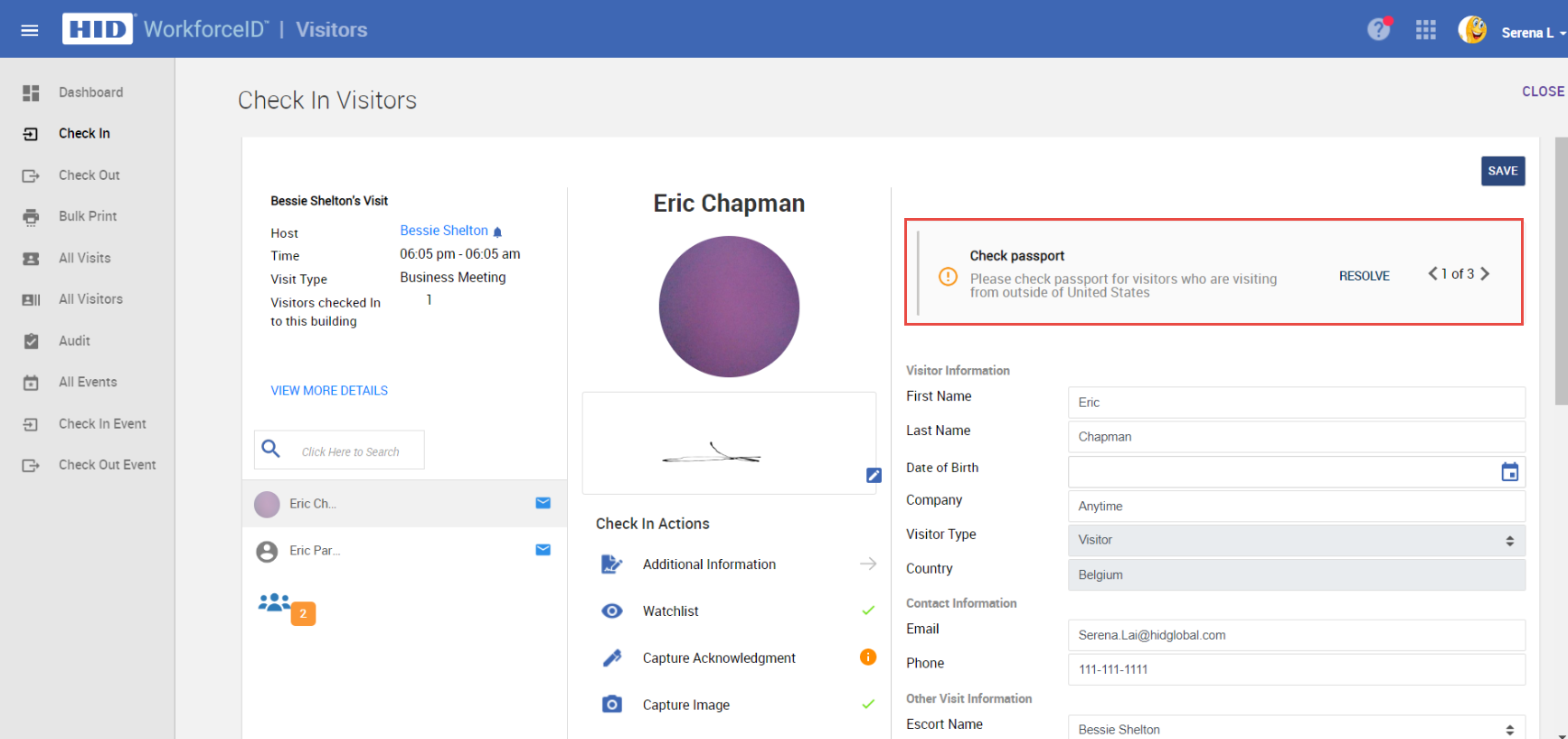 Visitor Check In Alerts | HID Visitor Manager Help Center